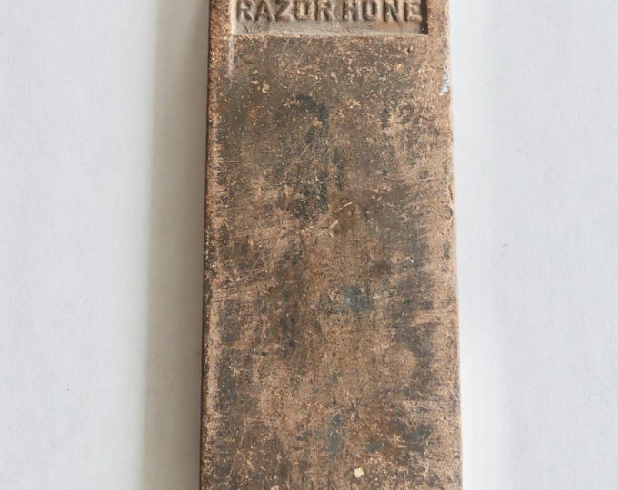 Vintage Crown Straight Razor Hone - Etsy