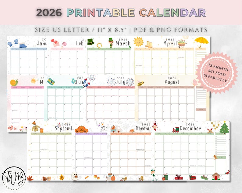 March 2026 Calendar and Notepad | St. Patrick's Day Printable (PDF ...