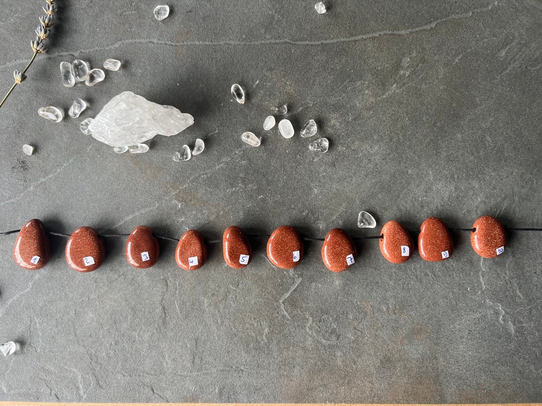 Goldstone Necklace With Cord, You Can Choose - Etsy