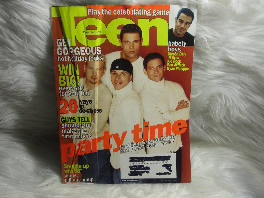 98 Degrees Vintage 1999 Teen Magazine| Boyband| Retro Magazines| 90s ...
