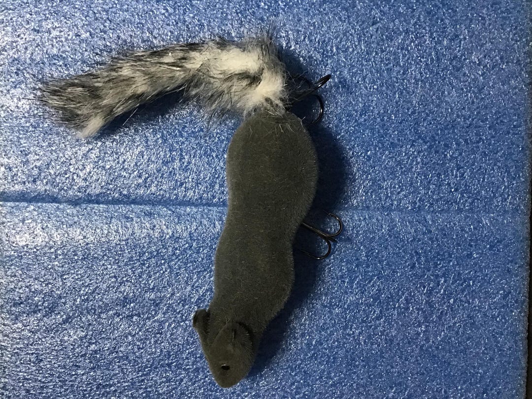 Squirrel Fish Lure Gray - Etsy