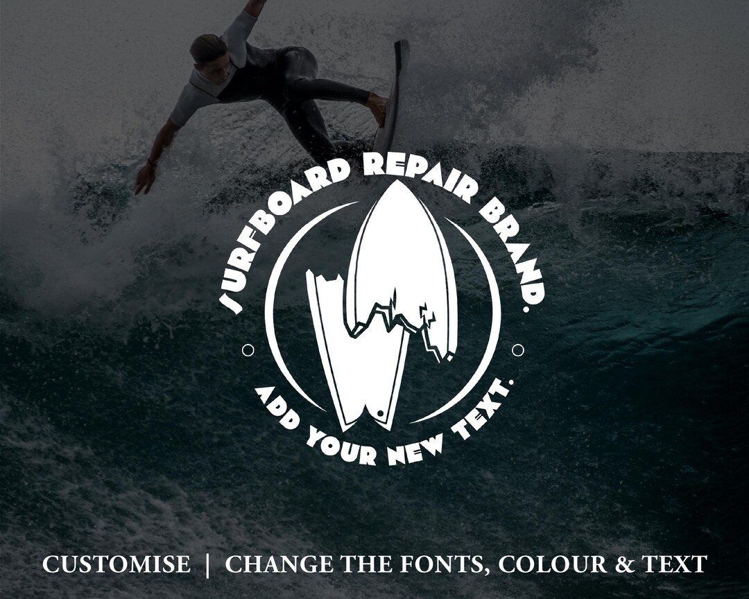 5 Editable Surf Logo Templates | Customisable Beach & Surf Logos ...