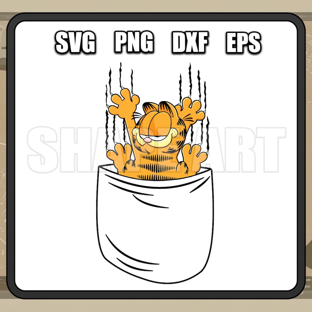Garfield Svg, Garfield Svg, Odie Svg, Garfield Png, Beagle Dog ...