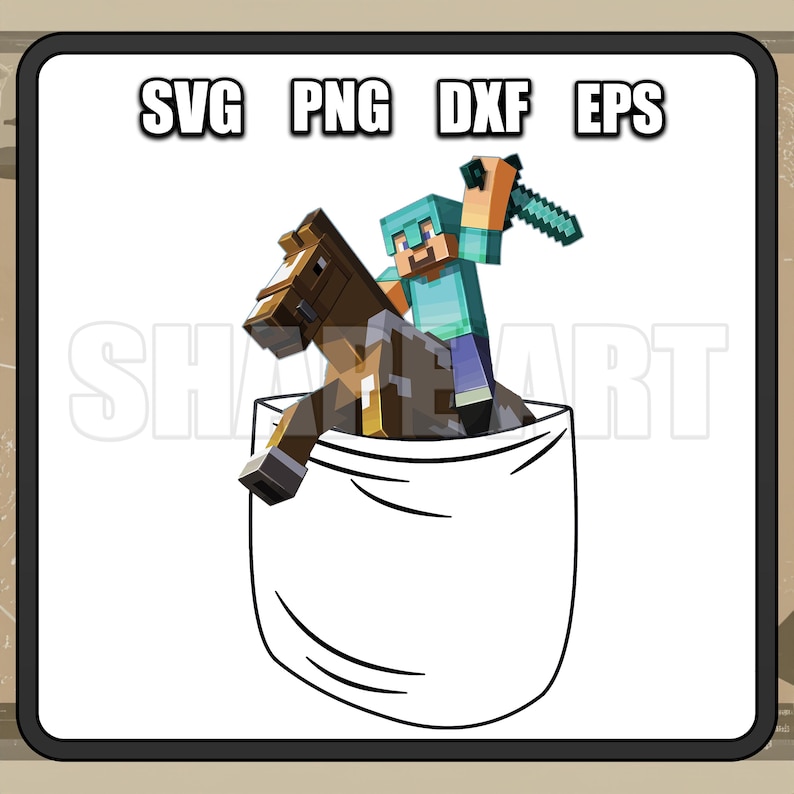 Minecraft SVG, Png, Mine Game Svg, Cricut, Silhouette, Cut File ...