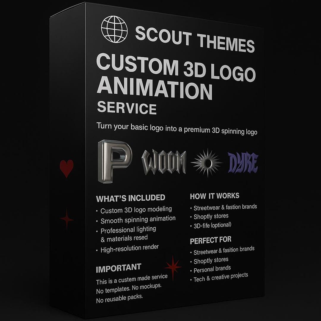 3D Logo Animation | Custom Spinning Logo | 3D Logo Design Service | GIF ...