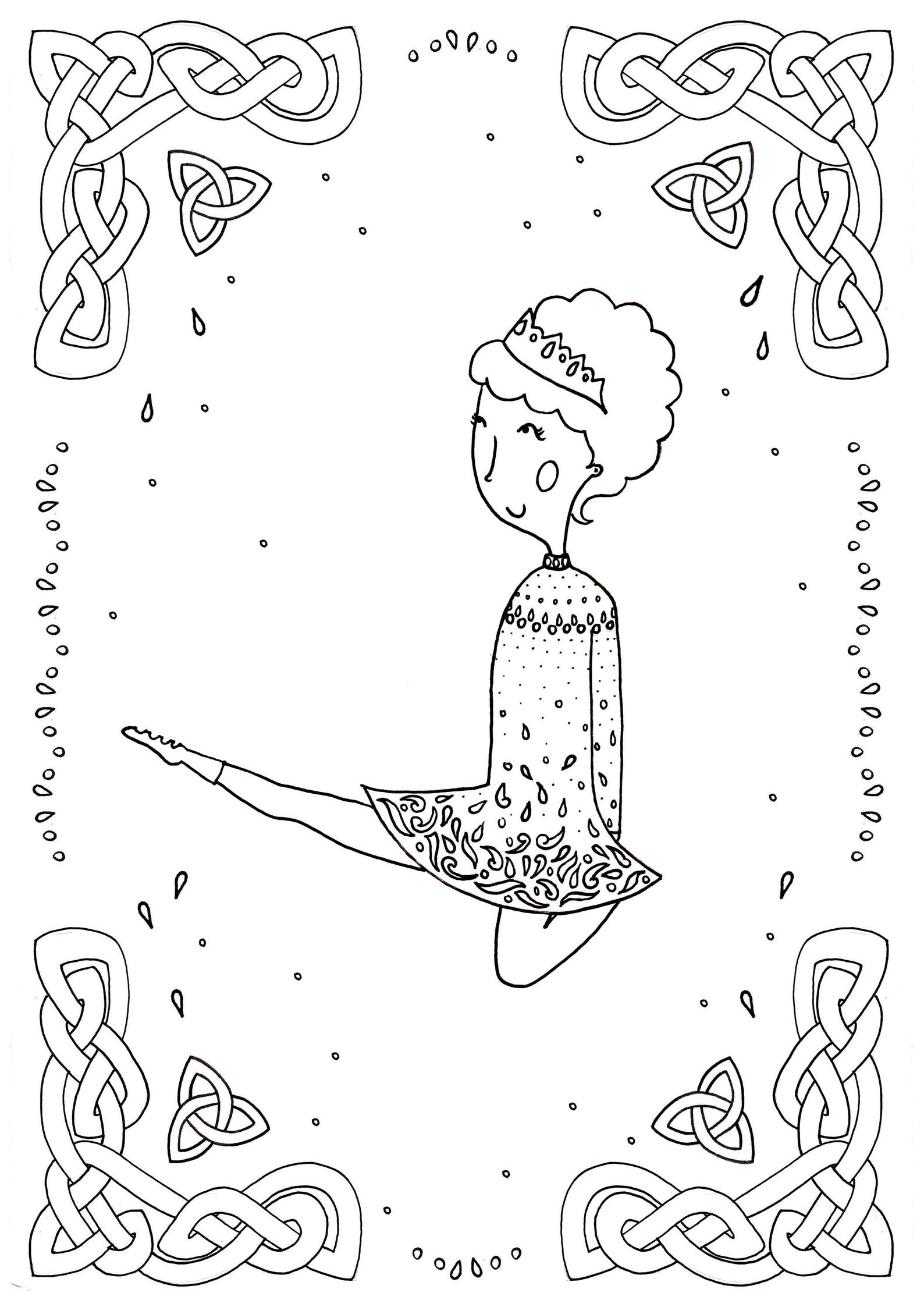 Irish Dancing Colouring Book 2 | Etsy