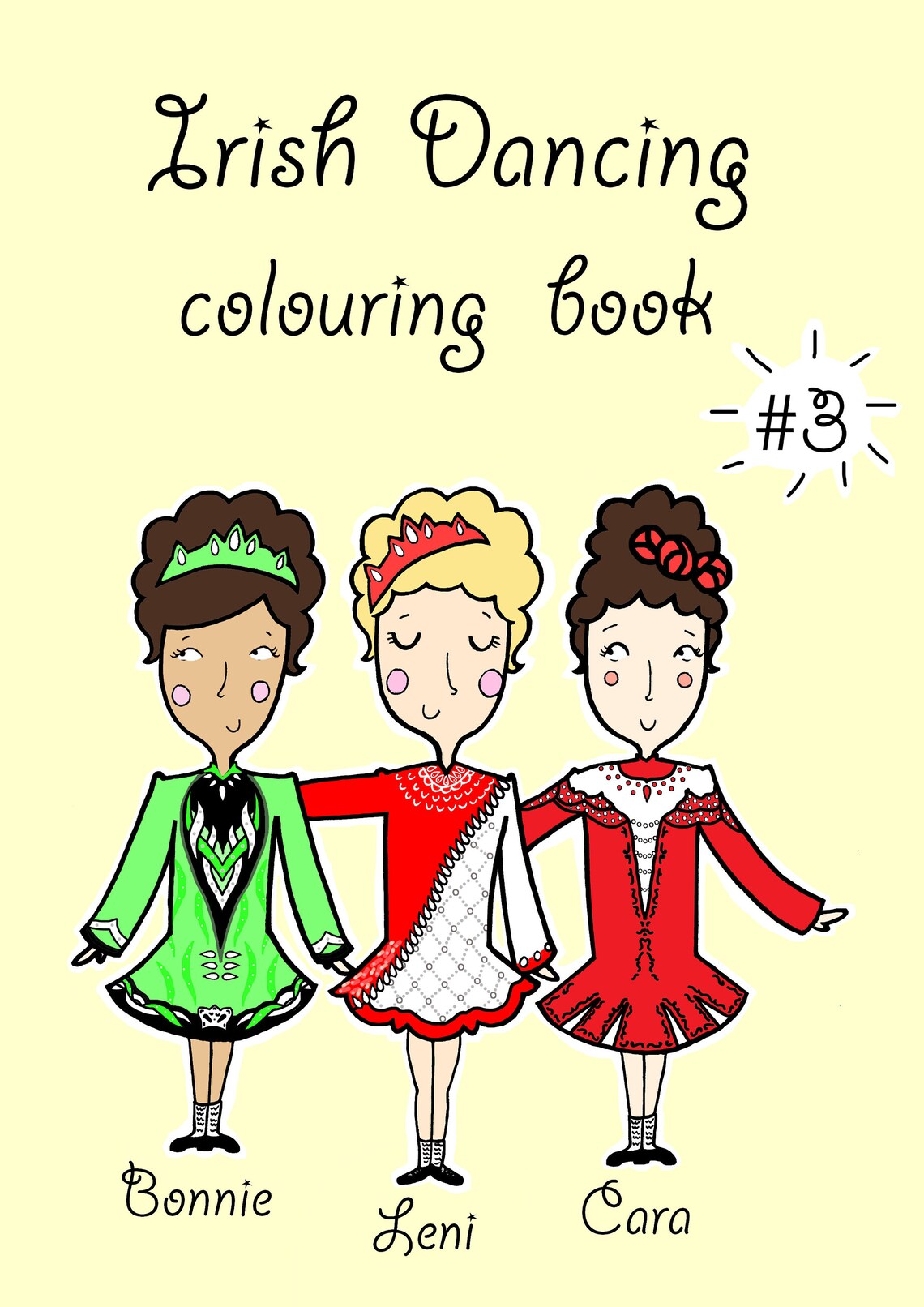 Irish Dancing Colouring Book #3 - Etsy