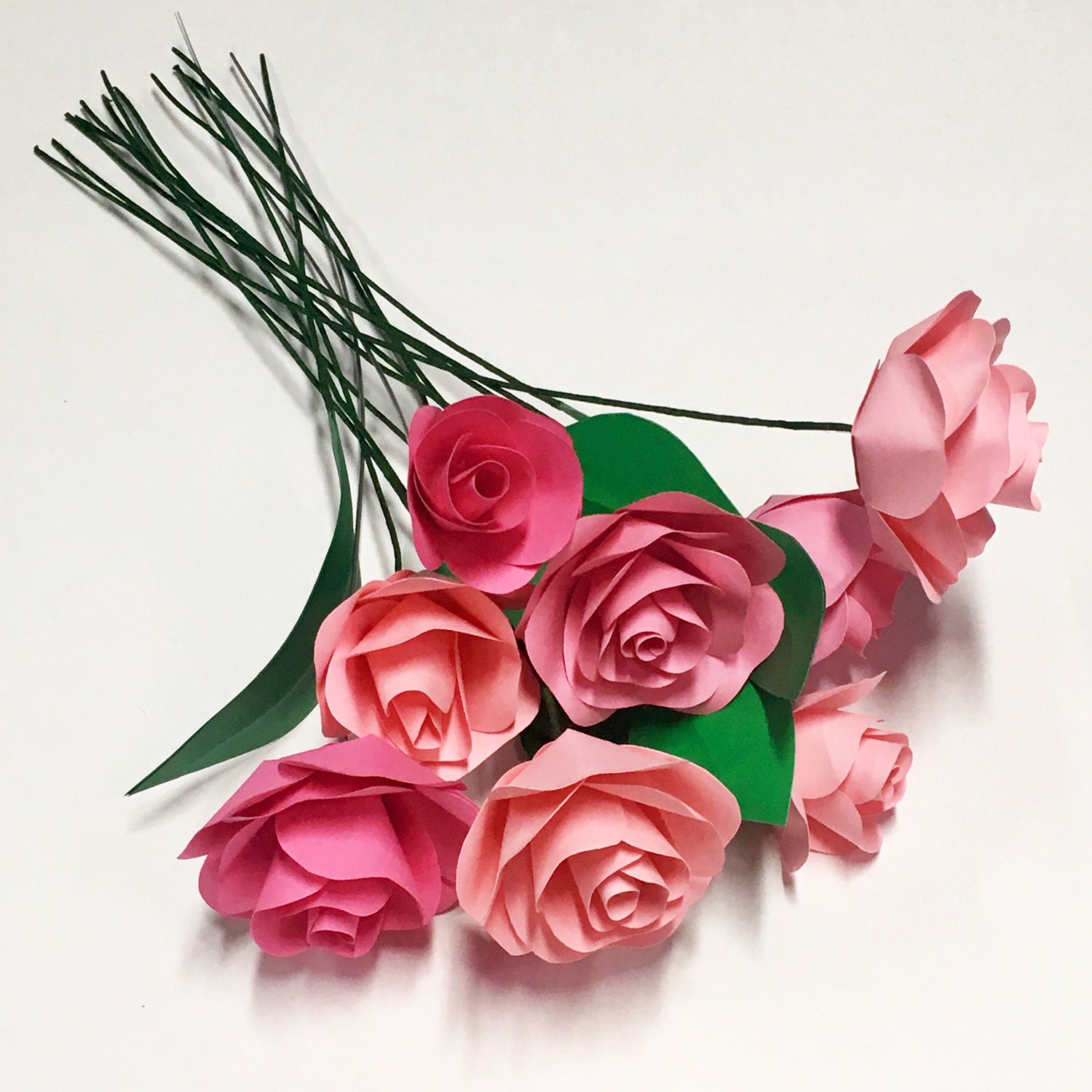 paper flowers, mothers day gift paper flower bouquet paper protea paper ...