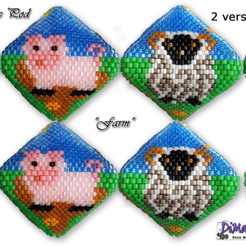 3d Peyote Pod Pattern Dragon - Etsy