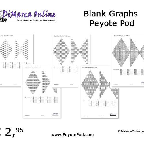 Blank Graphs PEYOTE STAR - Etsy