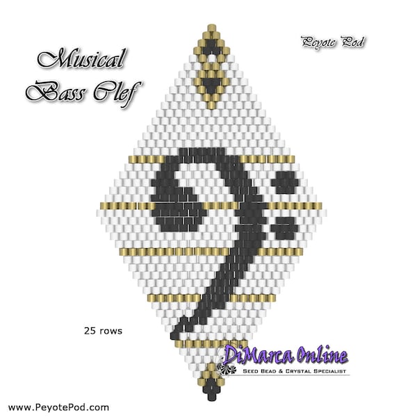 Bass Clef Pattern - Etsy