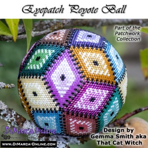 3D Peyote Ball Beading Pattern 15 Rows - EYEPATCH With Basic ...