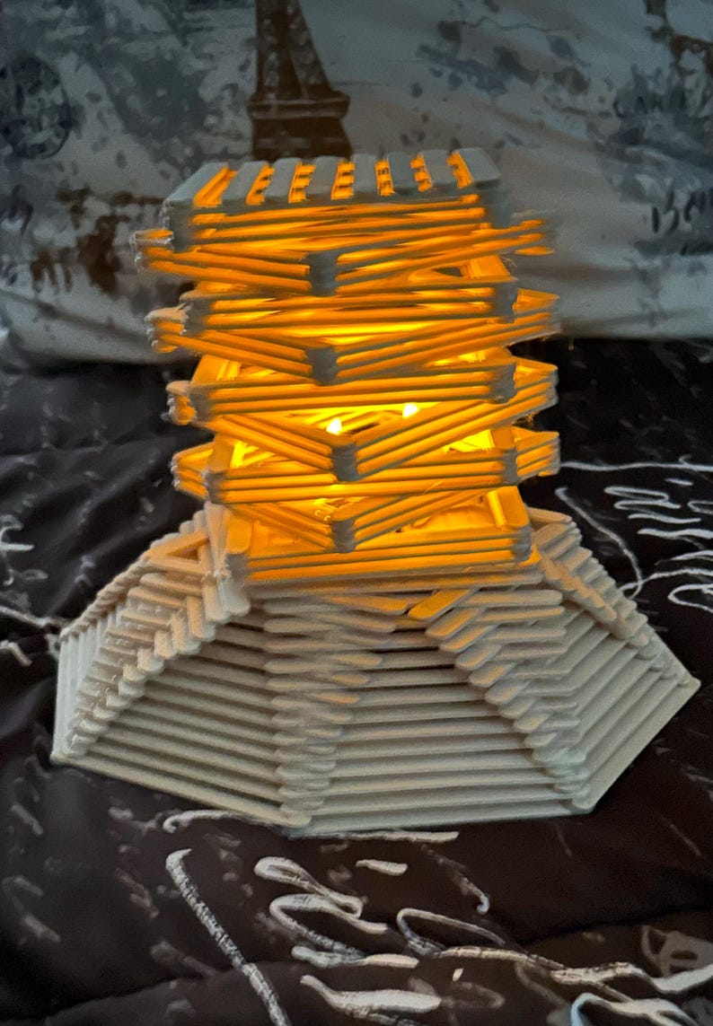 Popsicle Stick Lamps, Phone Holders, Pen & Pencil Holders - Etsy