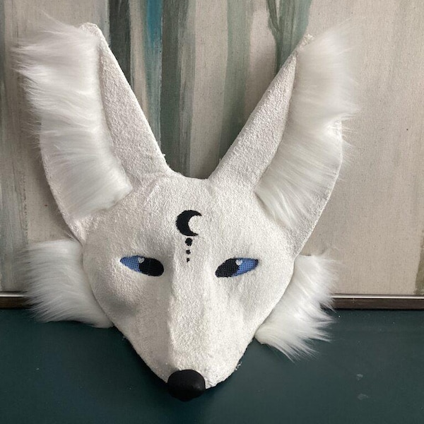 Arctic Fox Therian Mask - Etsy