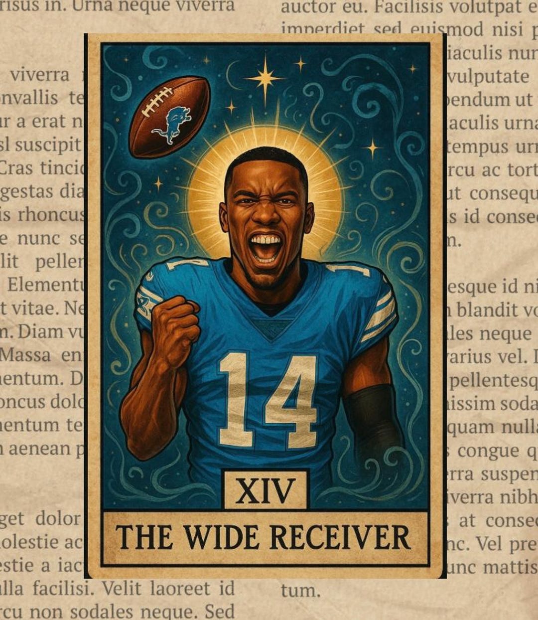 Amon-ra St. Brown Vinyl Sticker Detroit Lions - Etsy