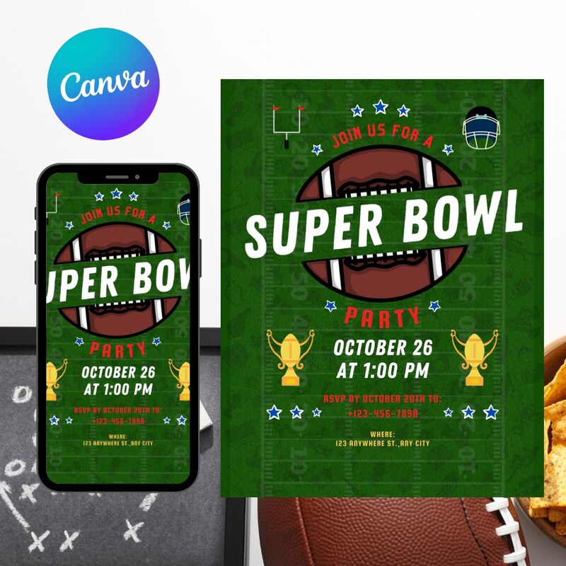 Super Bowl Party - Etsy