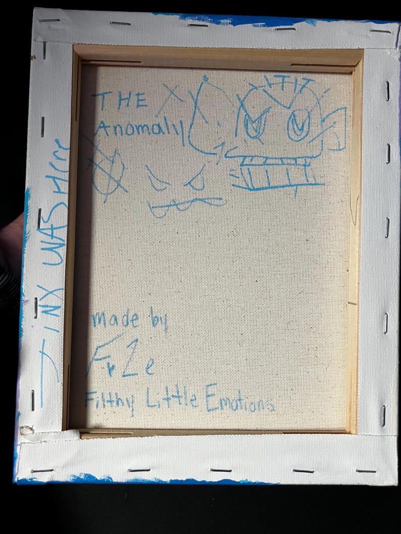 The Anomaly Arcane Fanart, FLE, Acrylic Paint, Cloth Canvas, Painting ...