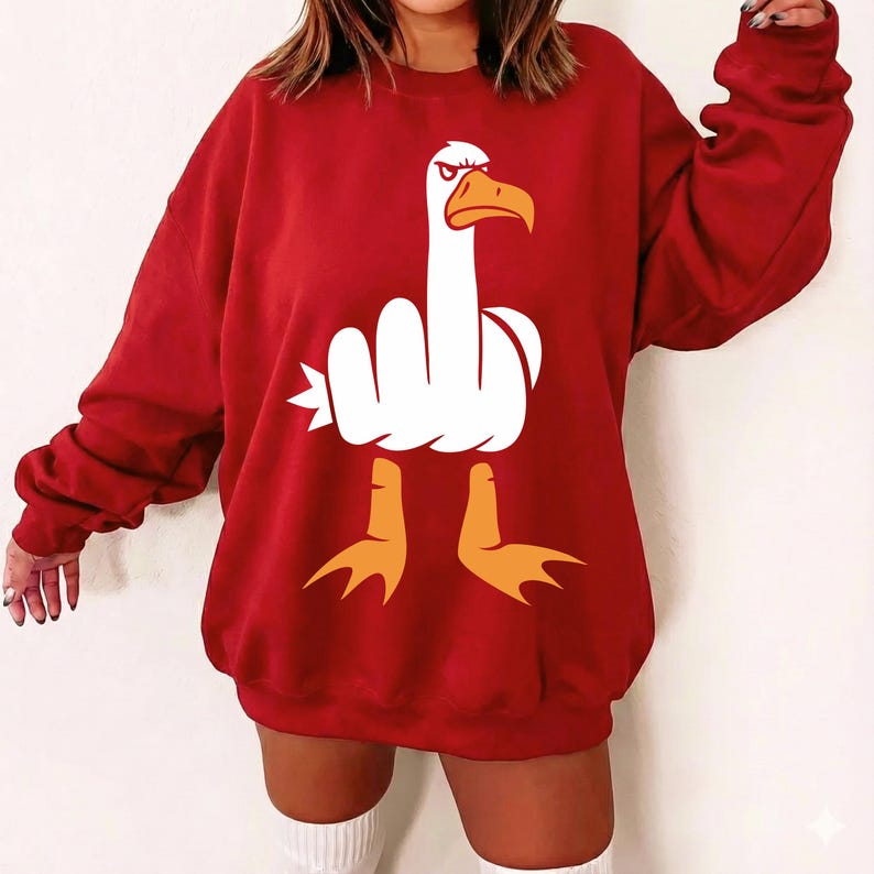 Rude Seagull SVG PNG, Middle Finger Seagull Shirt, Adult Humor Shirt ...