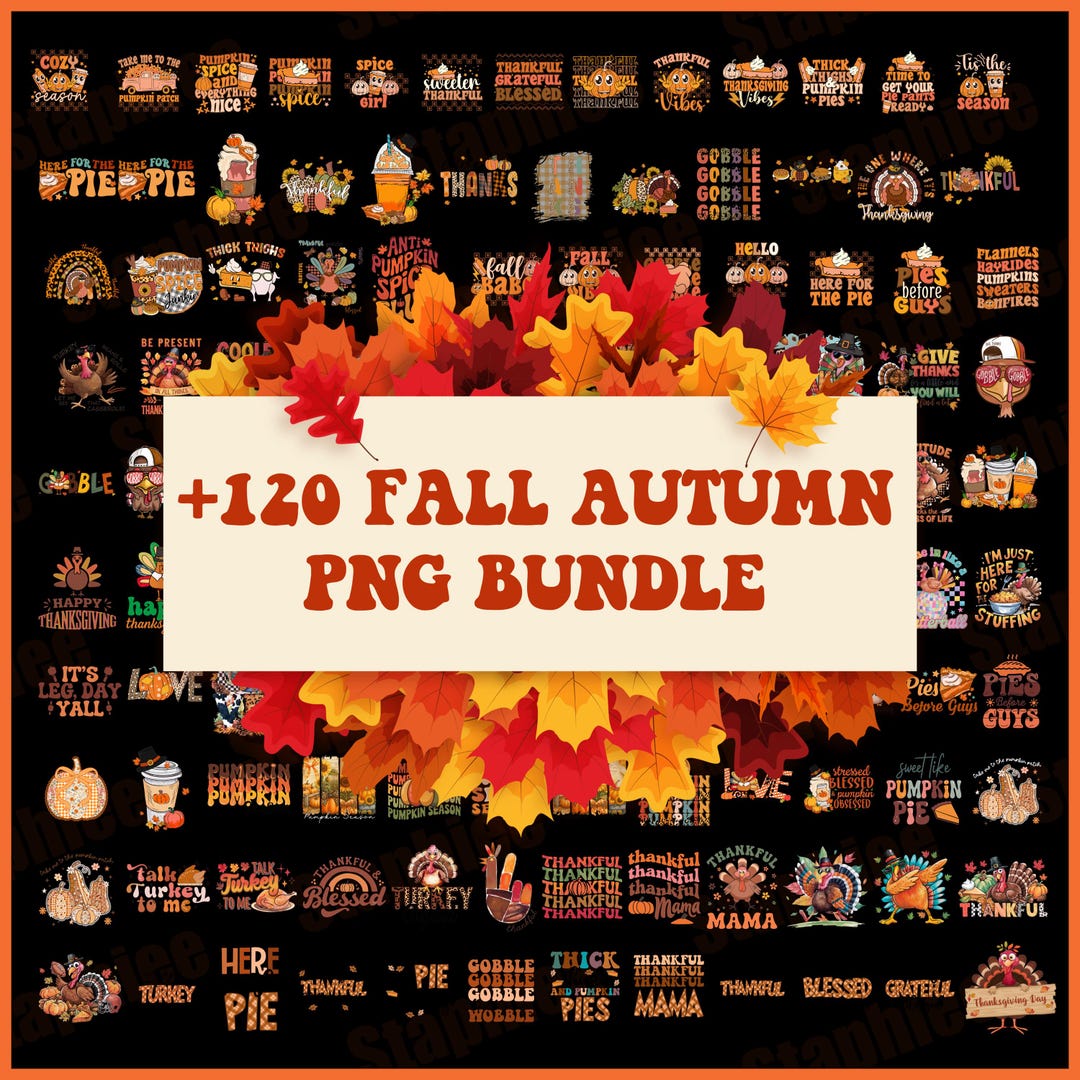 120+ Fall Bundle Png, Fall Bundle Png, Autumn Bundle Png, Thanksgiving ...