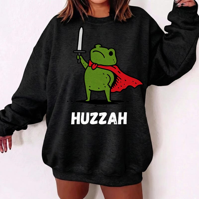 Huzzah Frog - Etsy