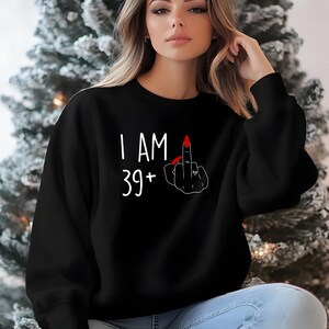 I Am 39 Plus 1 Middle Finger SVG PNG, Funny Math 40th Birthday SVG, I ...