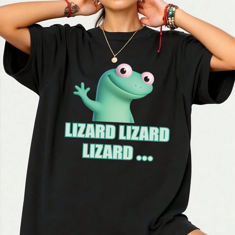Lizard Lizard Lizard Meme SVG PNG, Lizard Meme Shirt Png, Derpy Lizard ...