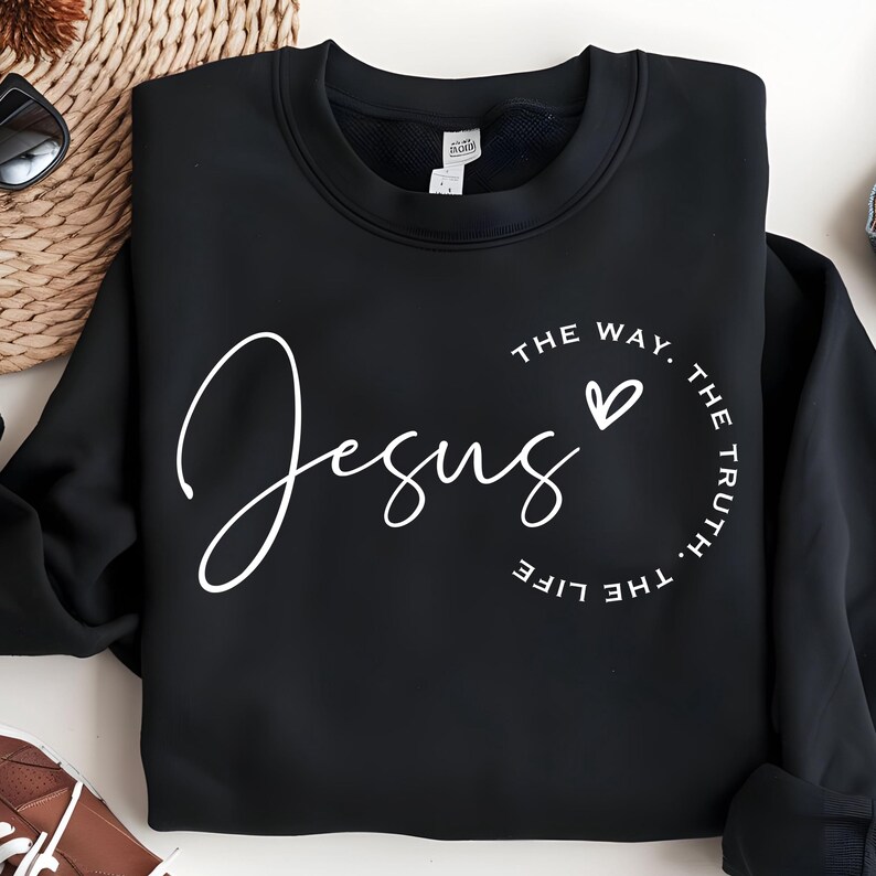 Jesus SVG PNG, Jesus the Way the Truth the Life, Christian Svg, Faith ...