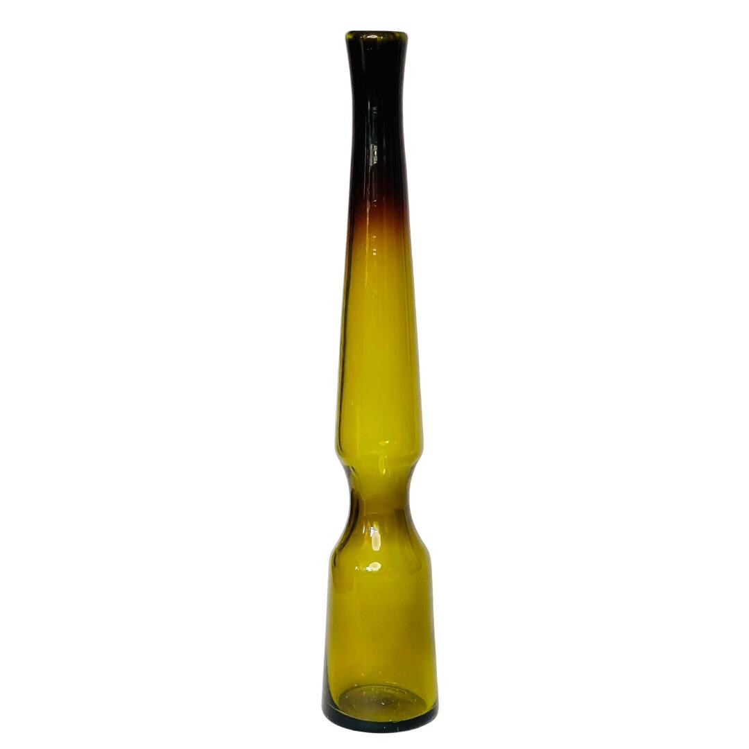 Tom Connally Decanter: Mid-century Modern Art Glass Bottle, Greenwich ...