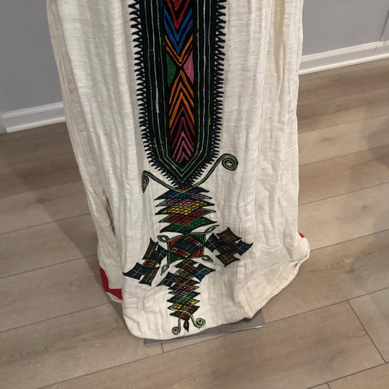 Ethiopian Traditional Dress ጎንደር ቀሚሰ Habesha Kemis Handmade Cotton ...