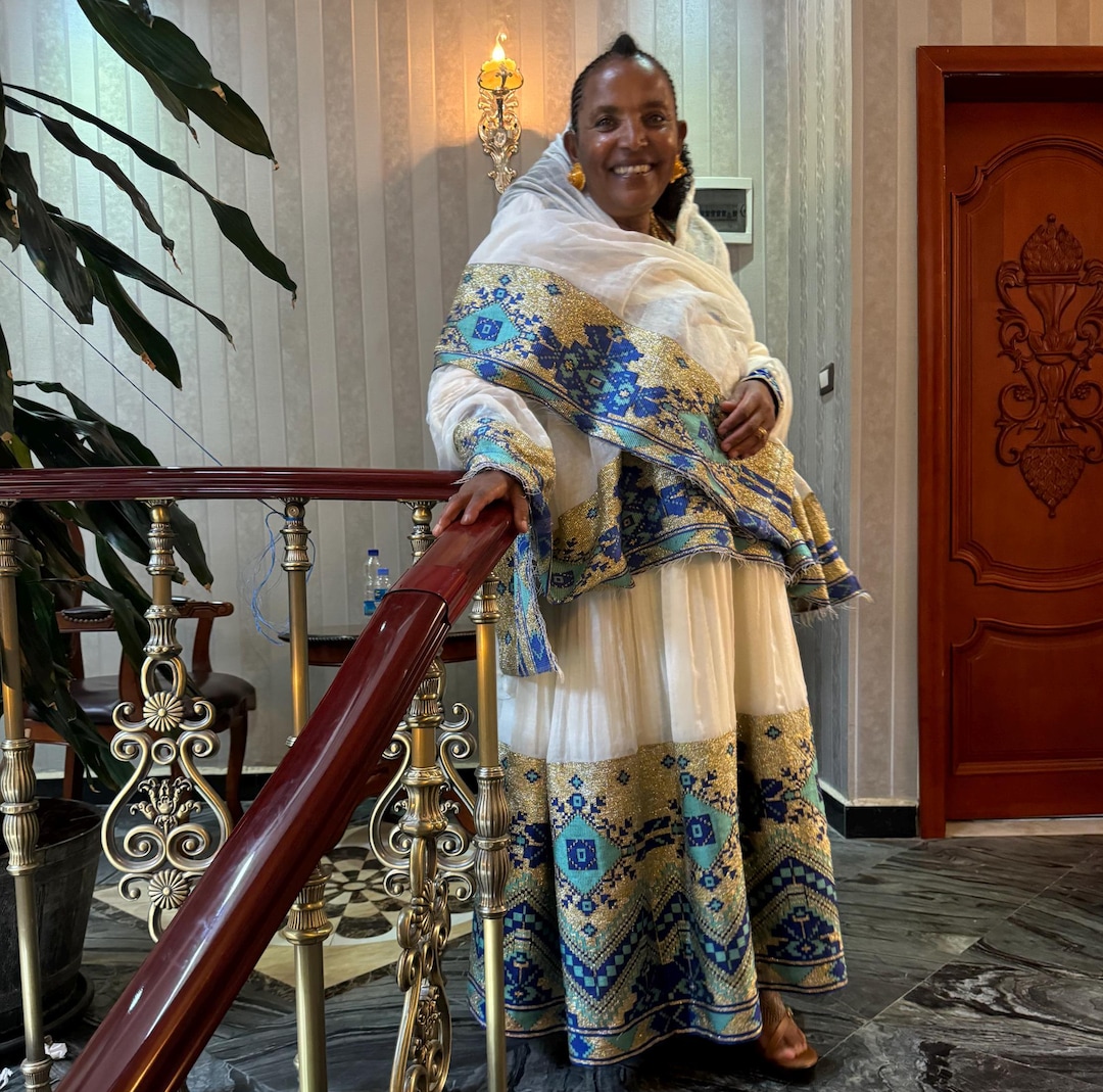 Ethiopian Traditional Habesha Kemis Handmade Cotton African Wedding ...