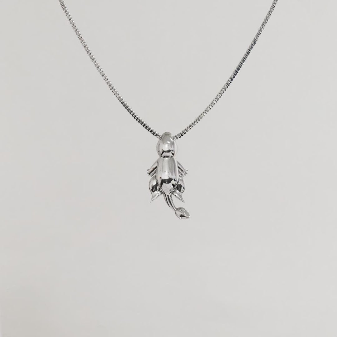 Charmander Silver Pendant Pokémon Jewelry - Etsy