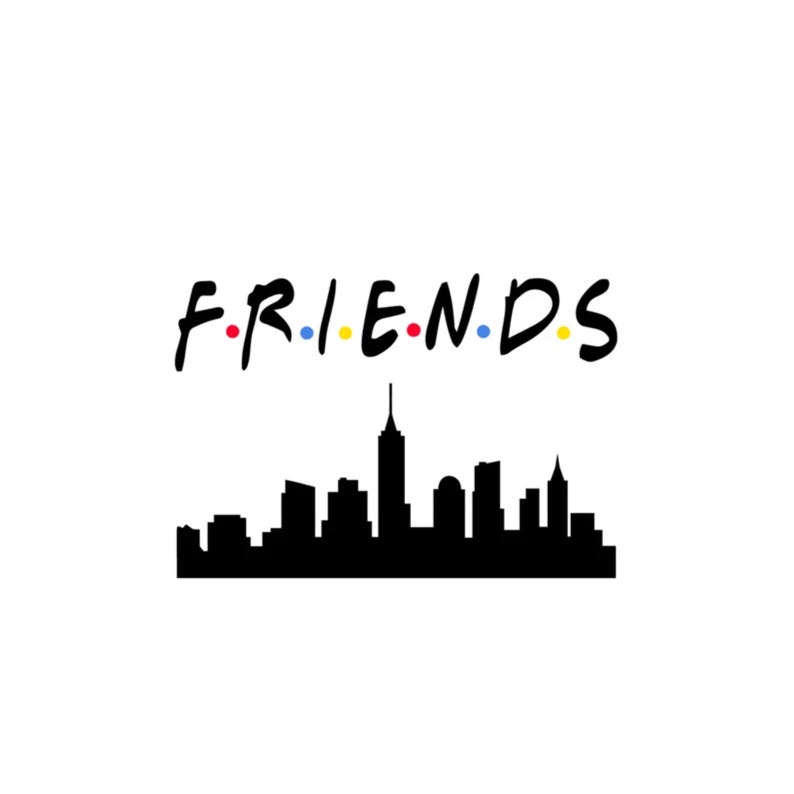Friends TV Show PNG SVG Bundle: Friendship Font (digital Download) - Etsy