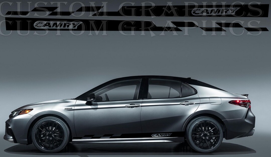 Drive in Style With Custom Vinyl Decals Compatible With Toyota Camry ...