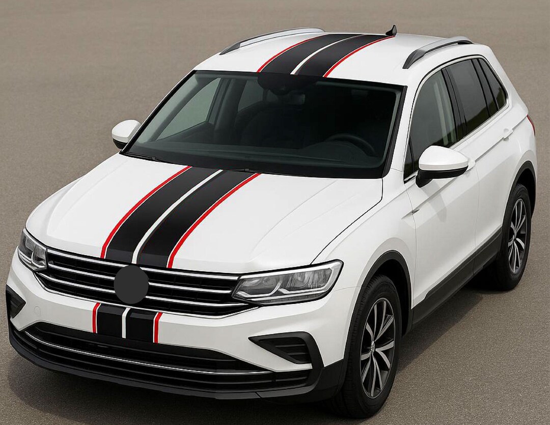 Tiguan Car Stickers: Custom Vinyl Decal Stripes - Etsy