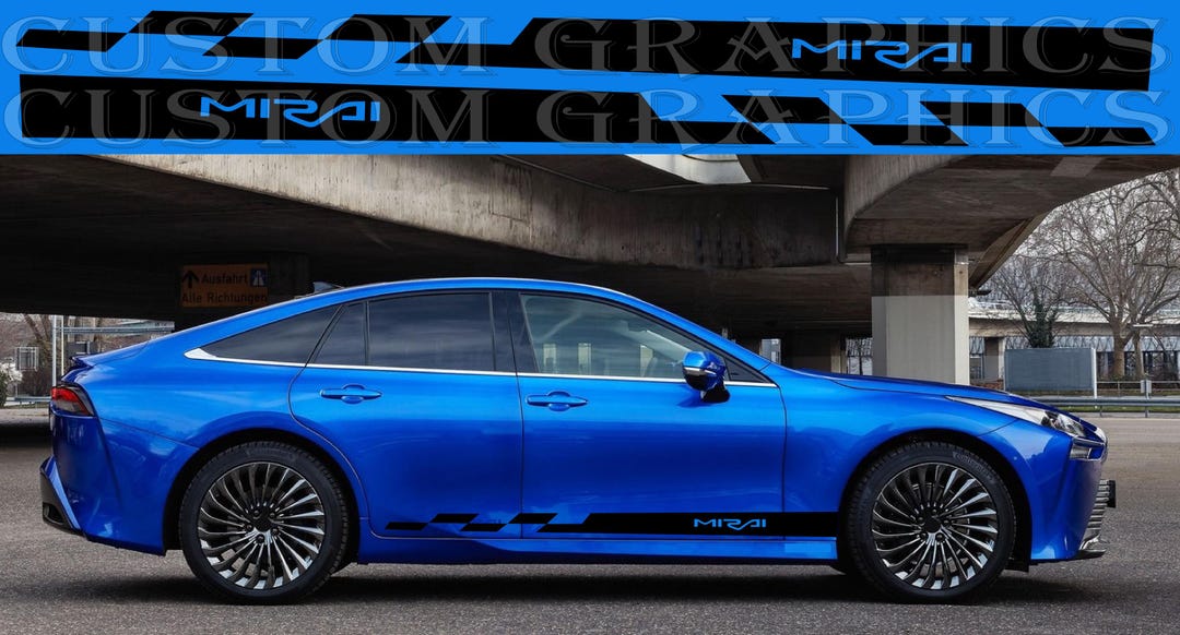 Durable Vinyl Car Decals Compatible With Toyota Mirai - Etsy