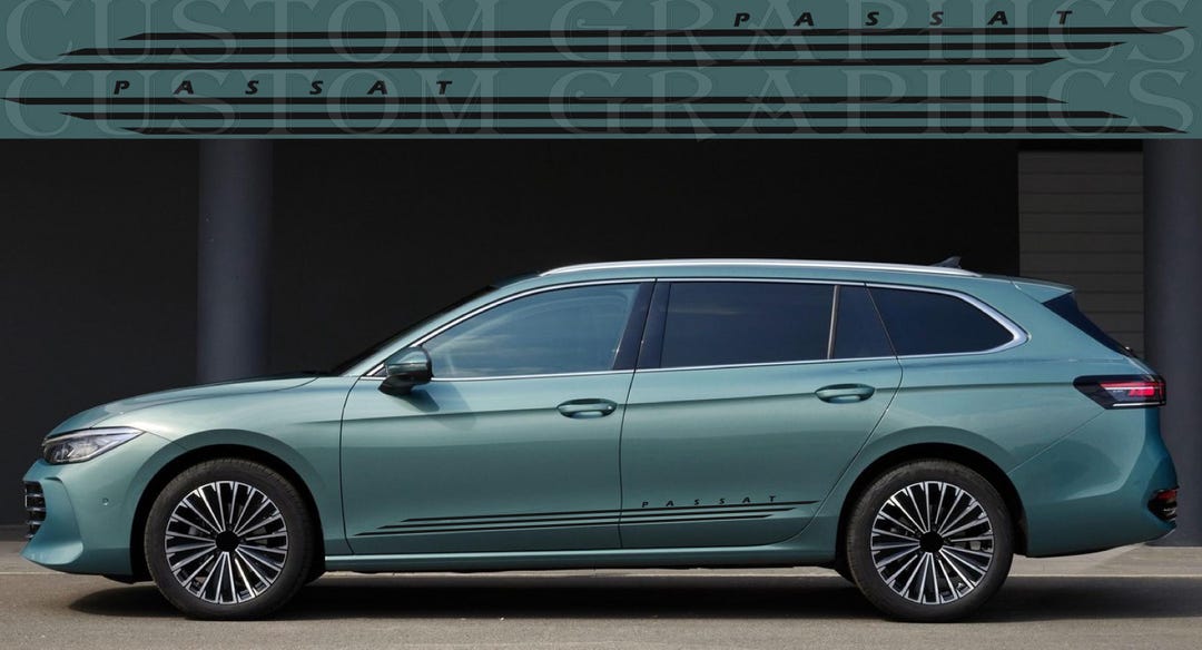 Drive in Style With Custom Vinyl Decals Compatible With Passat - Etsy