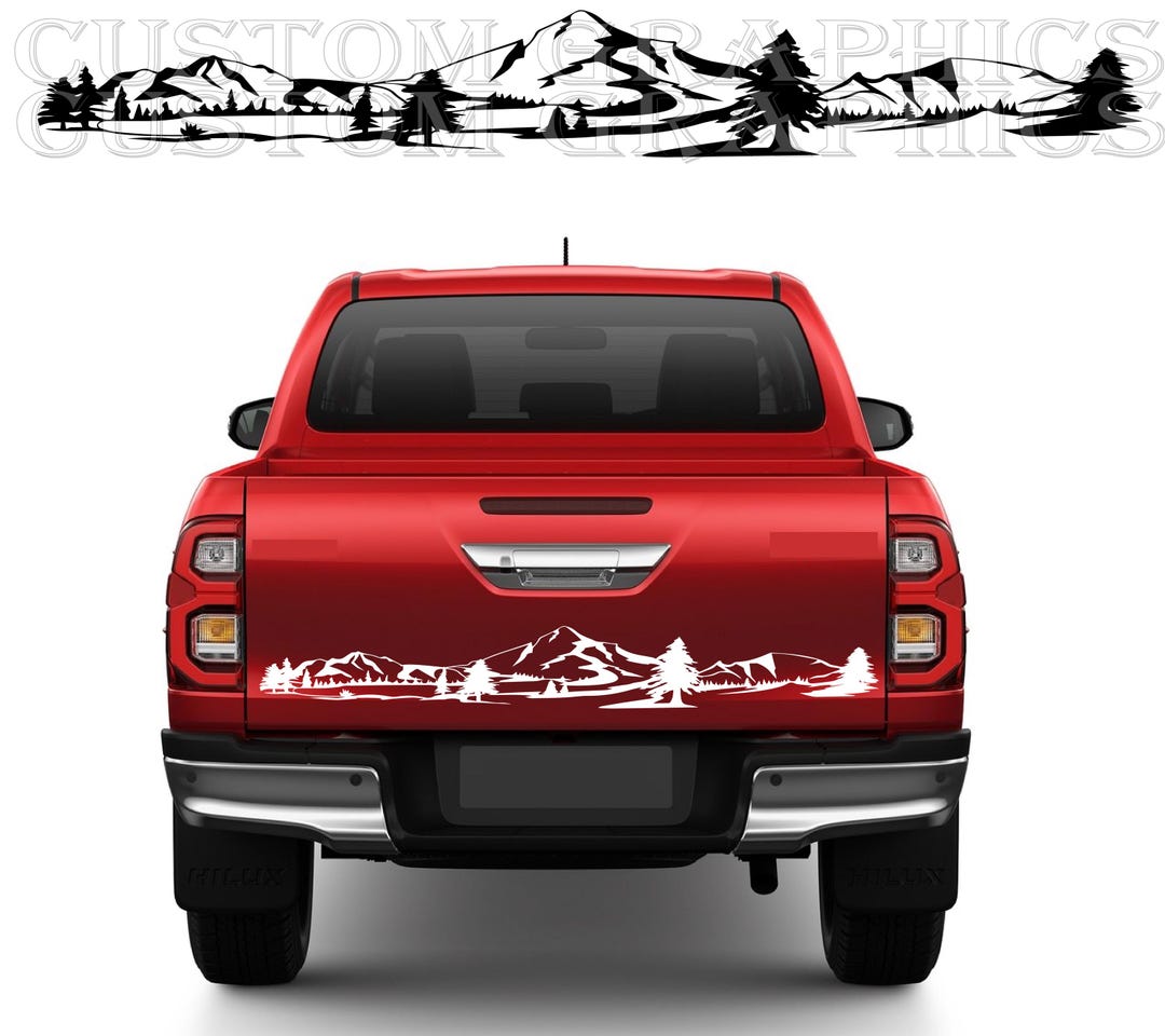 Drive in Style With Custom Tailgate Vinyl Decals Compatible With Hilux ...