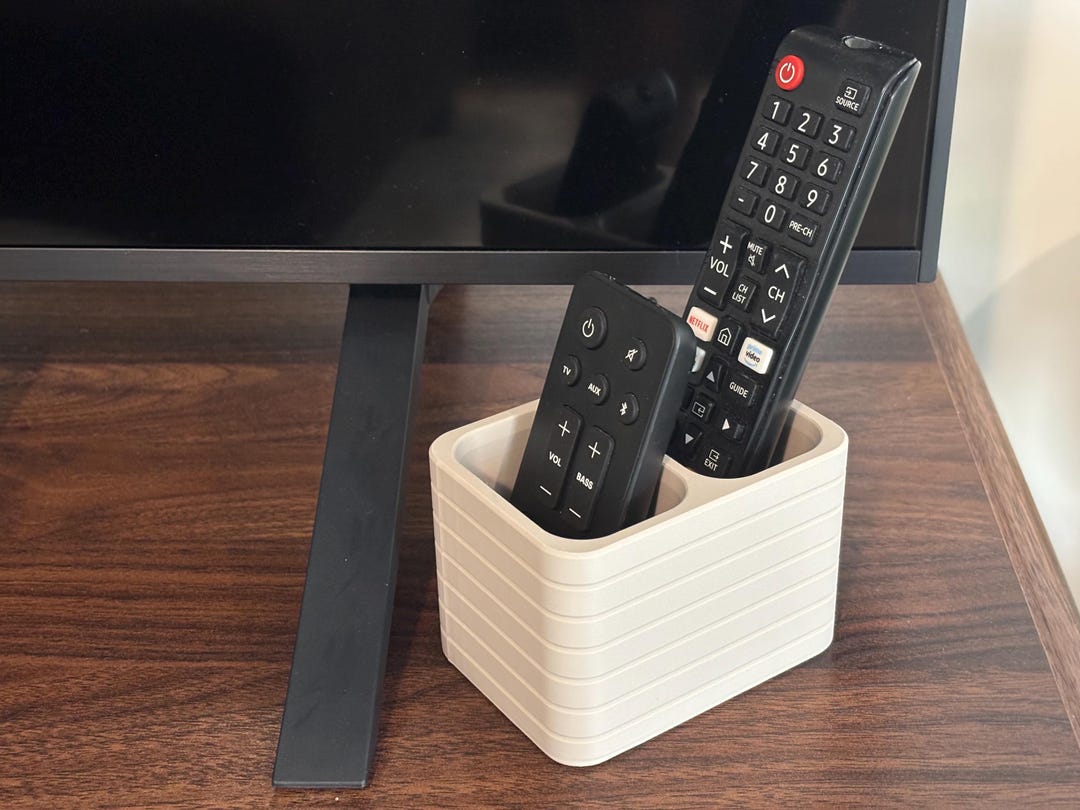 3D Remote Control Holder, Remote Organizer, Remote Caddy, Modern Remote ...