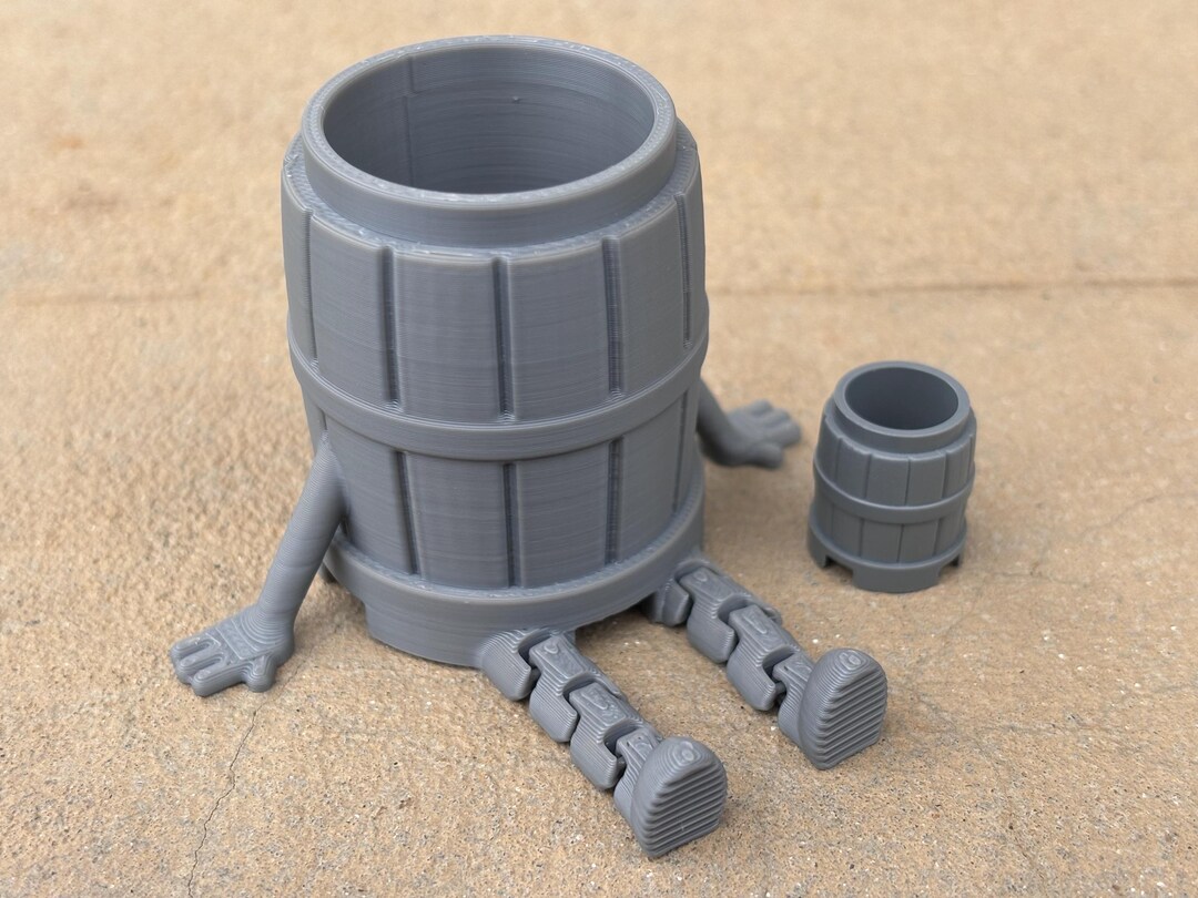 3 D Barrel Buddy, Brick Barrel Buddy, Brick Barrel Collectible, Brick ...