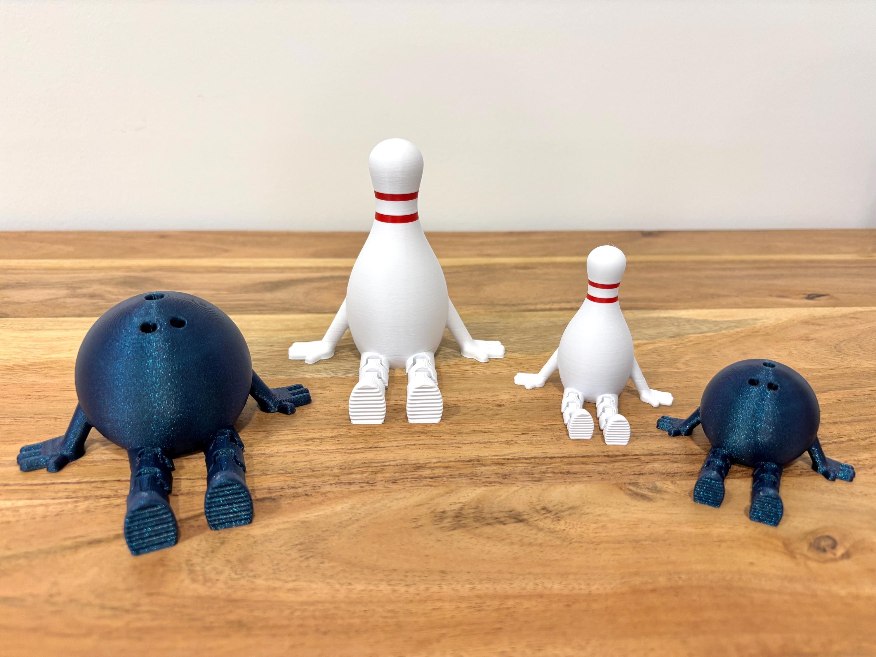 Large 3D Printed Bowling Buddies: Personalized Bowling League Prize - Etsy