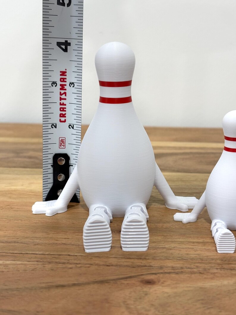 Large 3D Printed Bowling Buddies: Personalized Bowling League Prize - Etsy