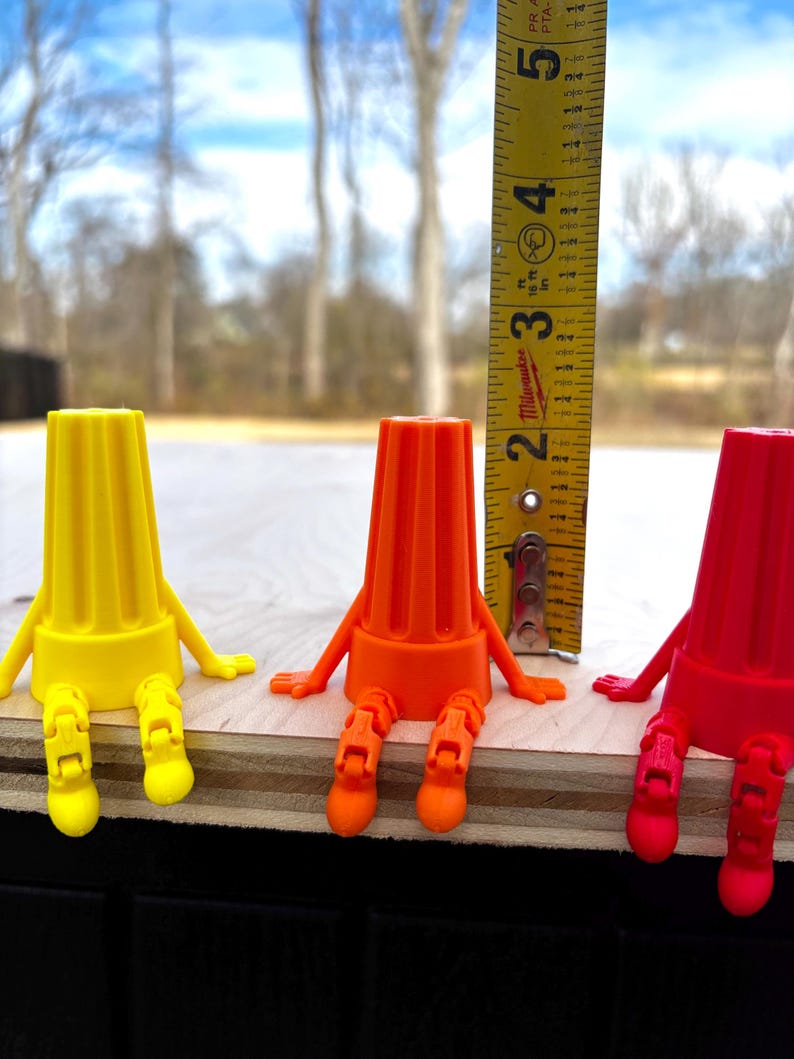 3D Printed Wire Nut Buddy: Electrician Desk Toy, Jobsite Decor - Etsy