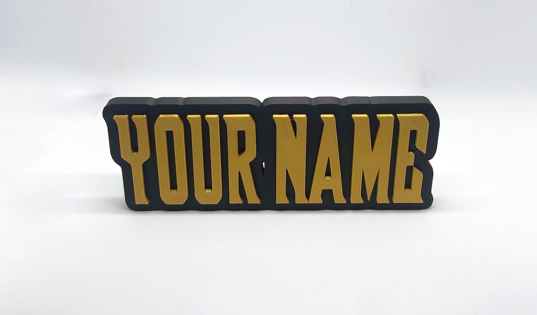 Custom Invincible Name Plate - 3D Printed Nameplate - Great Gift for ...