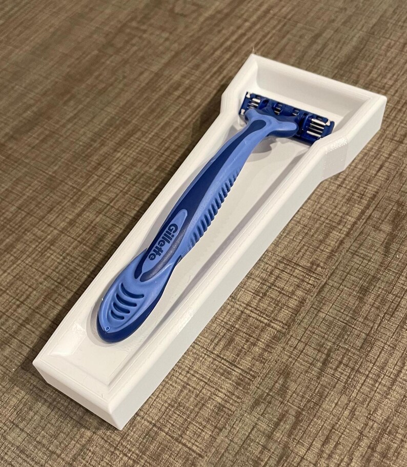 Ergonomic Tray for Holding Shaving Razor - Fits Most Size Razors ...