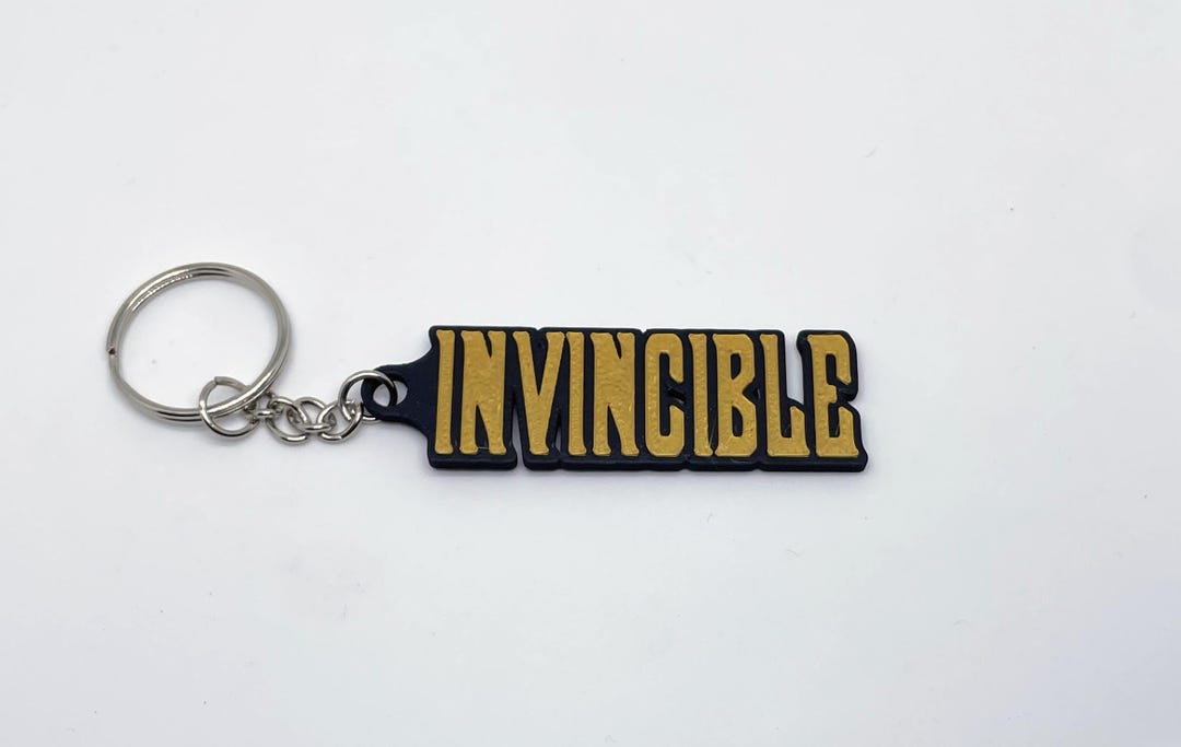 Invincible Keychain - 3D Printed Key Tag - Great Gift for Kids, Teens ...