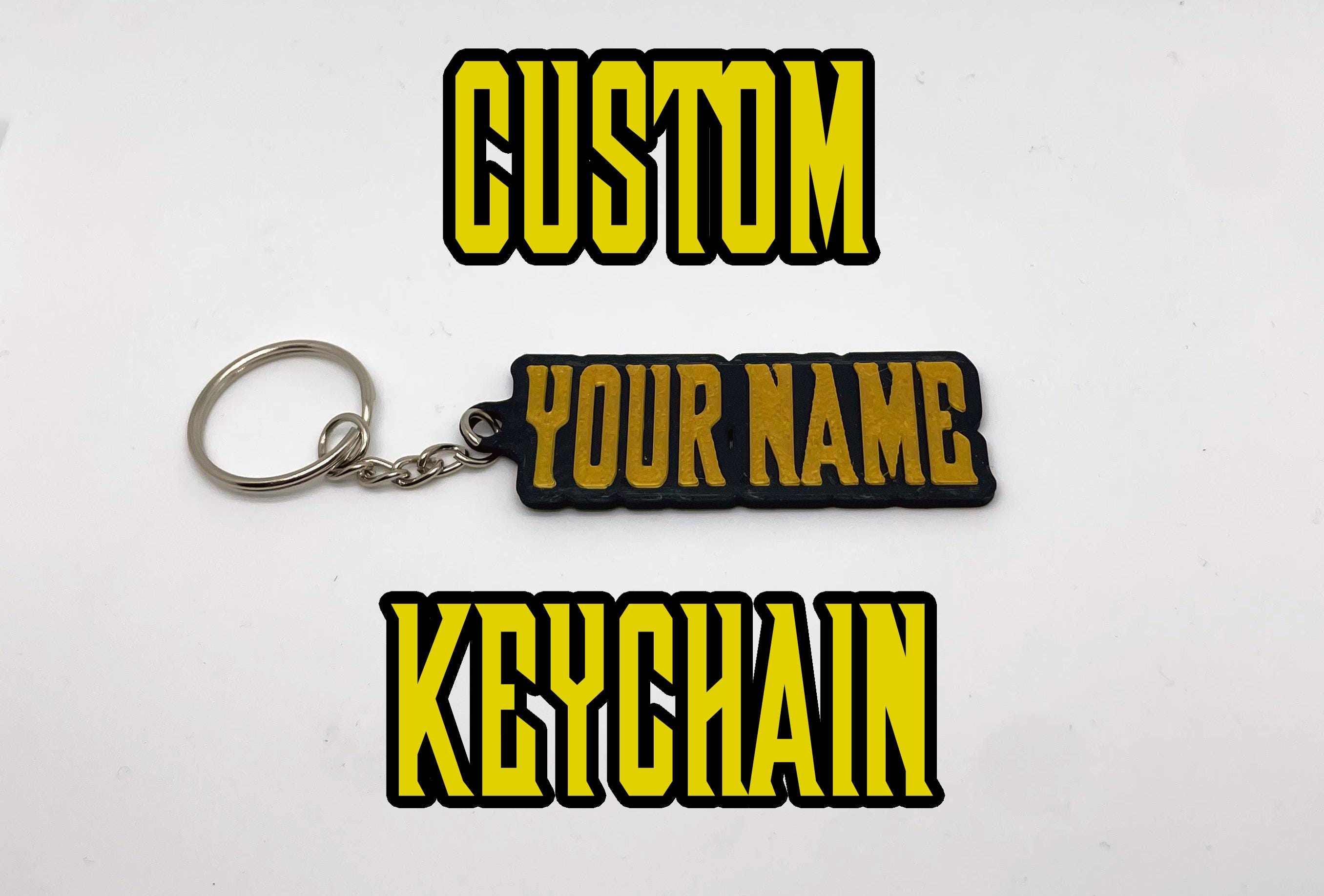 Custom Invincible Keychain - 3D Printed Key Tag - Great Gift for Kids ...