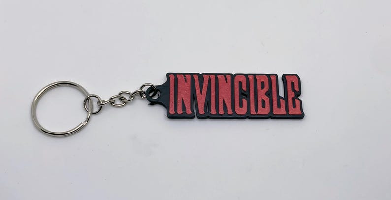Invincible Keychain - 3D Printed Key Tag - Great Gift for Kids, Teens ...