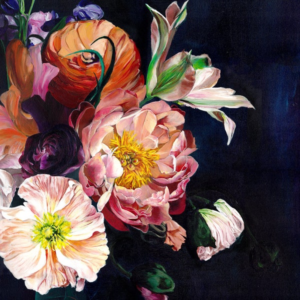 Ranunculus Art - Etsy