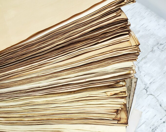 150 Tea Dyed Journal Paper Pack Scrapbooking Journaling Junk Journal ...