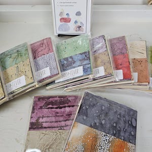 Cairn Collage Card Kit- DIY Kit Includes Art Papers and Cards for ...
